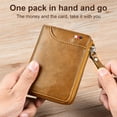Oceantree Wallets for Men PU Leather Front Pocket Wallet RFID Zip ...