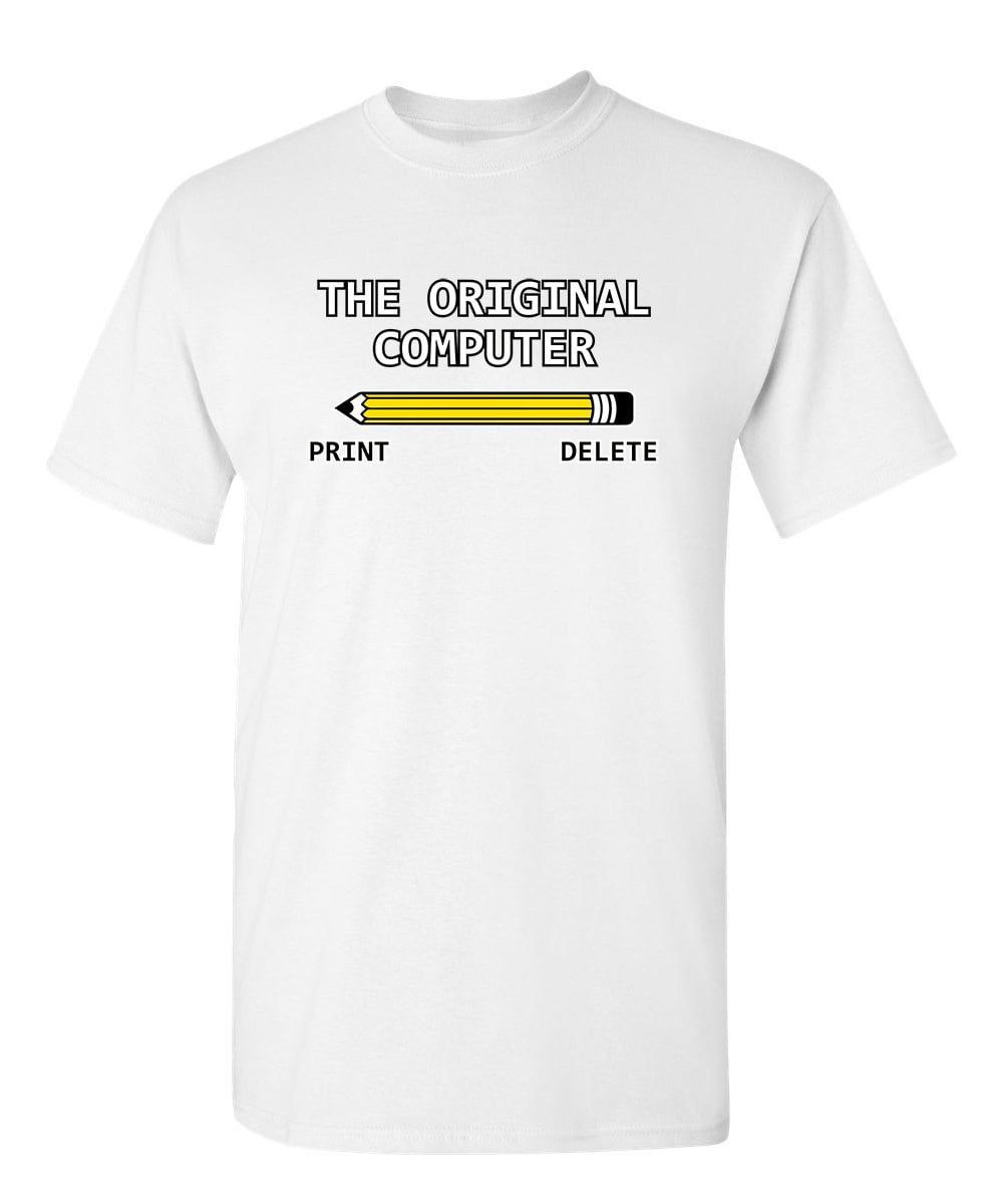 The Original Computer Novelty Nerd Tech Graphic Tees Adult Humor ...