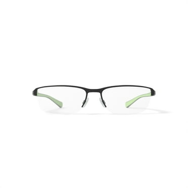 OCTO 180 Men's Champion Prescription Eyeglasses with Case, Black ...