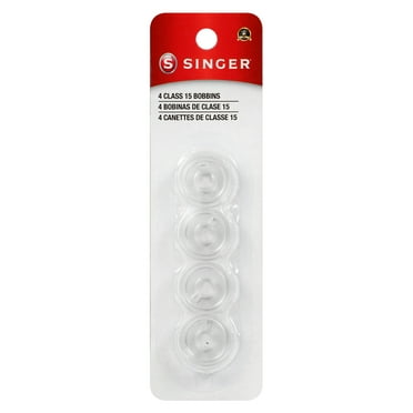 Transparent Plastic Class 15J Bobbins, 12pk - Walmart.com