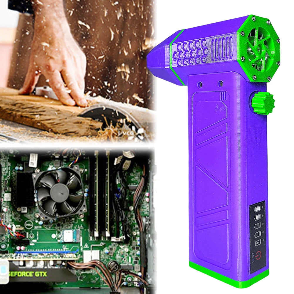 Mini Ventilador Chorro Portátil Turbo Jet Sin Escobillas para Uso en ...