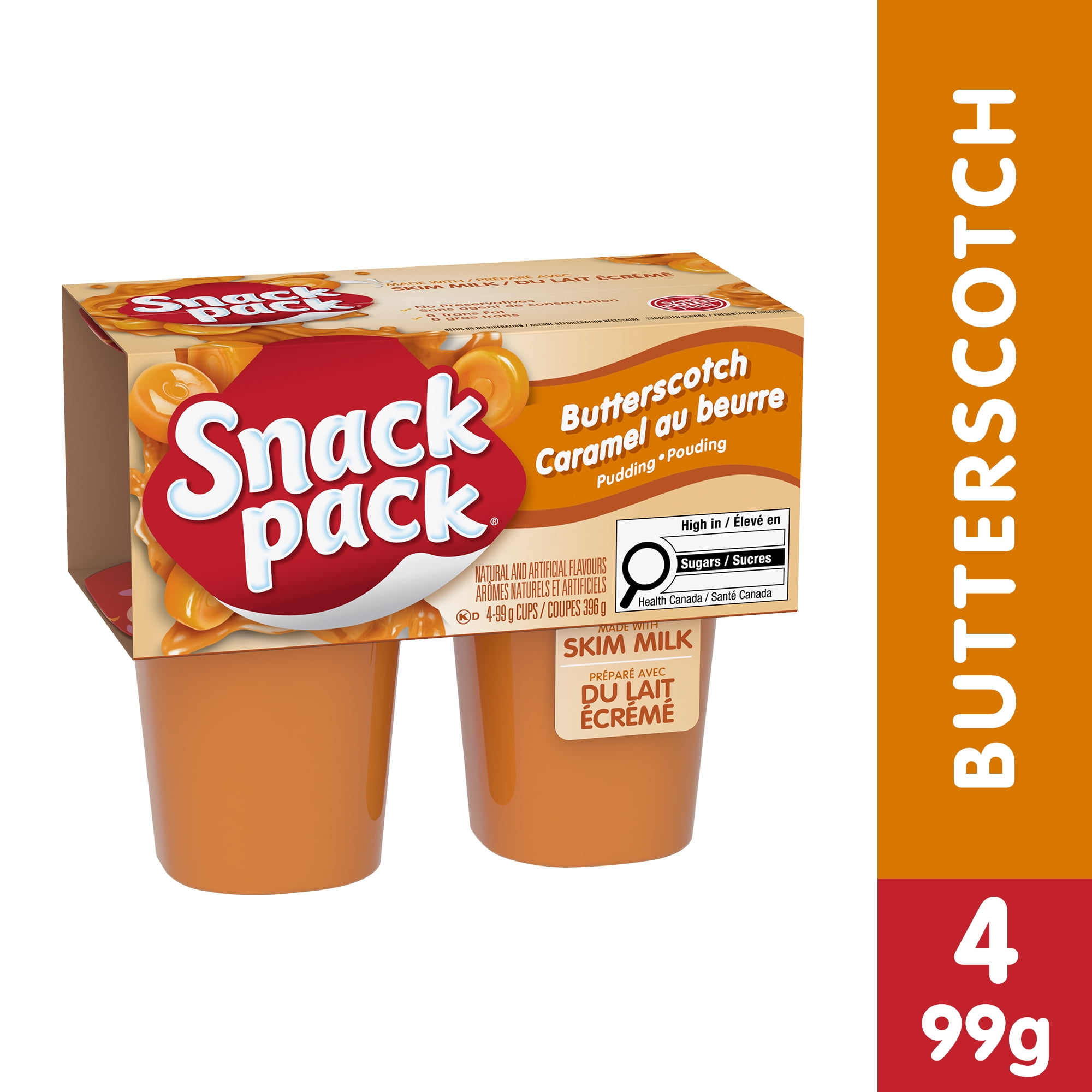 Click here for Snack Pack Butterscotch Pudding Cups 396 G prices