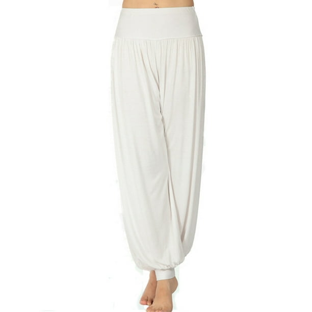 Hawaii Holiday Casual Baggy High Waist Long Harem Trouser Pants For