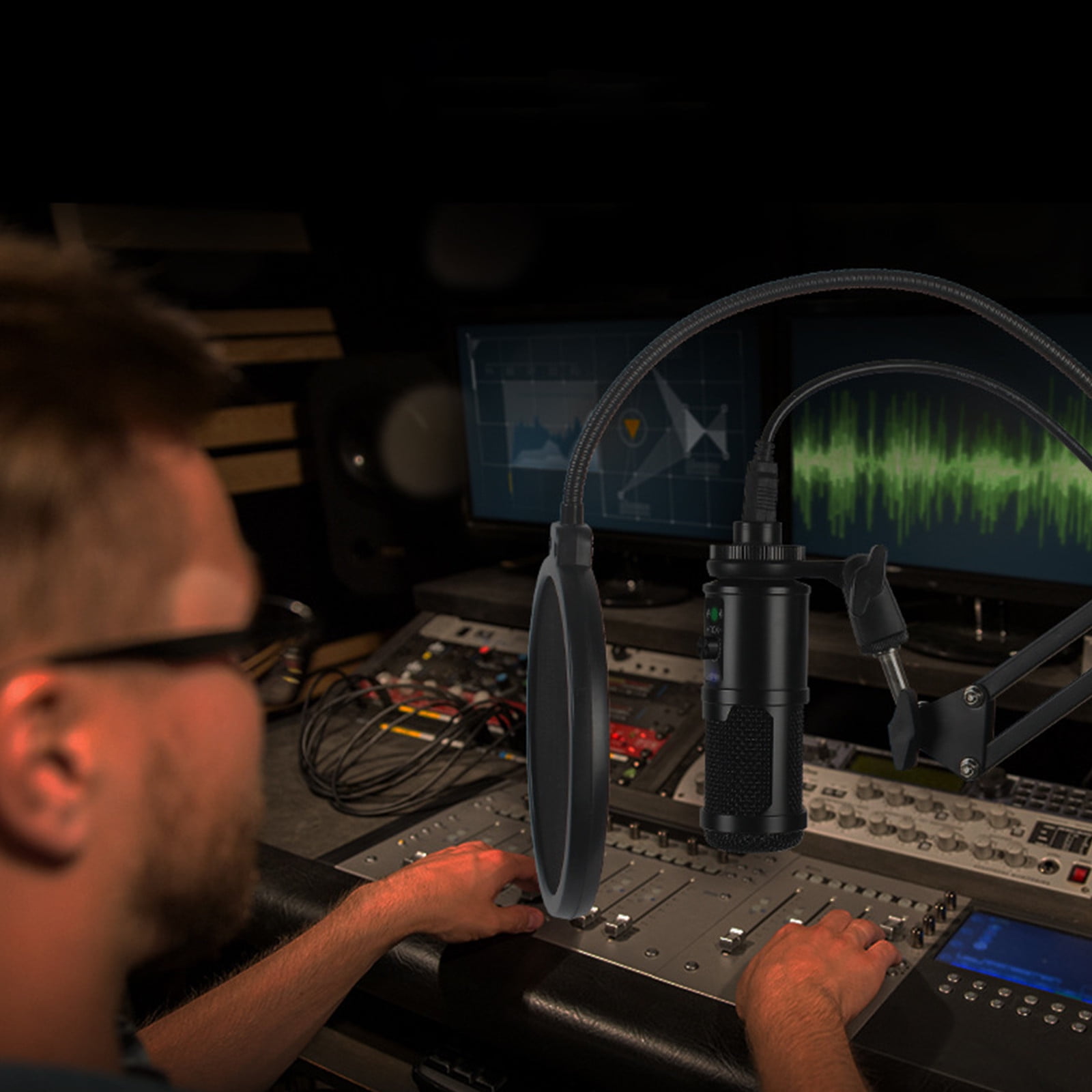 Buy USSUMA 2022 High Sampling Rate 192K Recording Microphone, Live ...