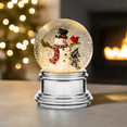Haute Decor Snowburst™ Animated Snowman Christmas Snow Globe 6.7 In ...