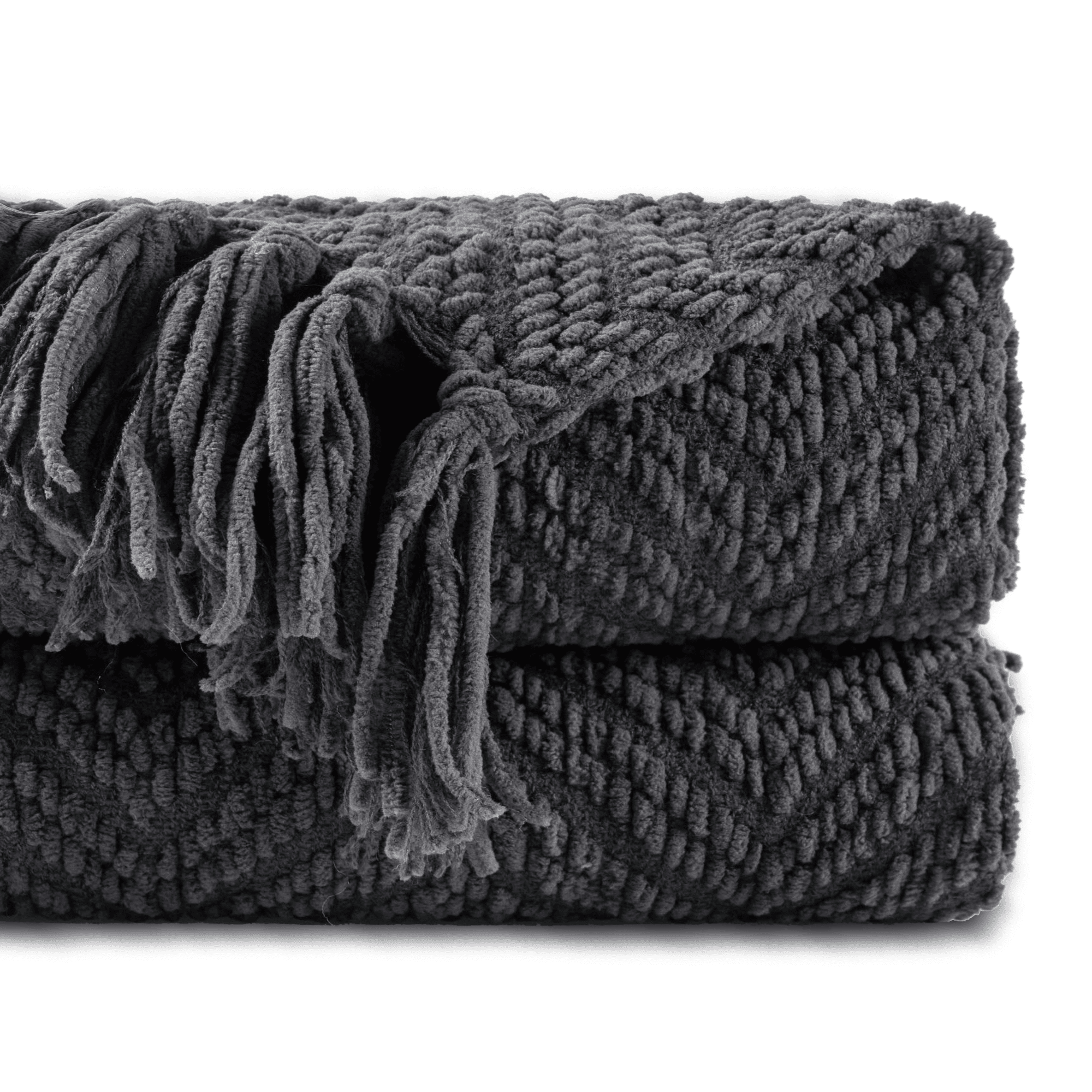 Click here for Battilo Grey Throw Blanket For Couch  Knitted Herr... prices