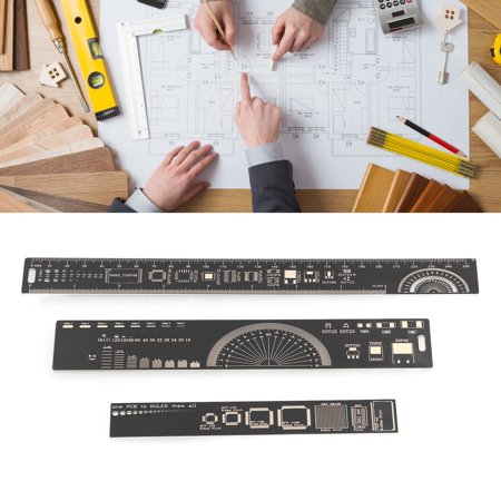 Loewten PCB Engineering Ruler,PCB Engineering Ruler Multi Functional 3 ...