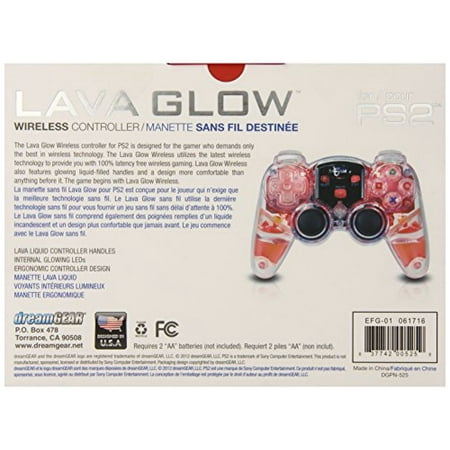 PS2 Lava Glow 2.4 GHZ RF Wireless Controller - Walmart.ca