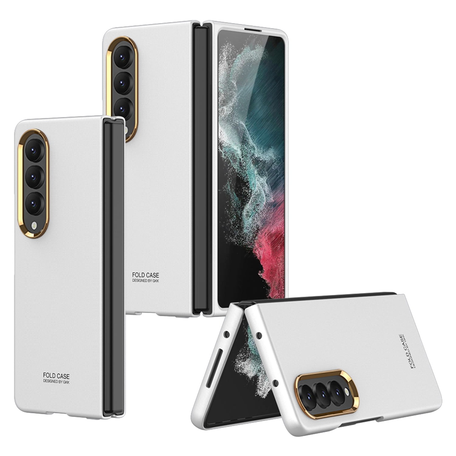 Nalacover for Samsung Galaxy Z Fold 4 Electroplated Ultra Slim Folding ...