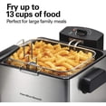 35042 Professional Style Electric Deep Fryer, Frying Basket with Hooks ...