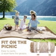 2 in 1 Extra Large Rug Outdoor Picnic Blanket Waterproof Woven Boho Mat ...