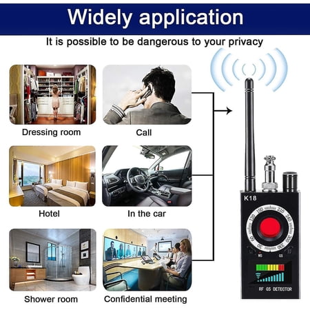 Bug Detector Anti Spy Rf Signal Detector For Gps Tracker Hidden Camera ...