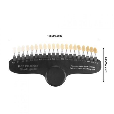Easy To Use Convenient Shade Guide, Bleach Shade Guide, For Comparing ...