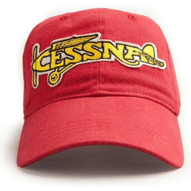 Cessna Plane Red Vintage Ball Cap - Walmart.com