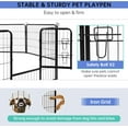 "BestPet Adjustable Large Indoor Exercise Dog Playpen, 32"" Height, 32 ...