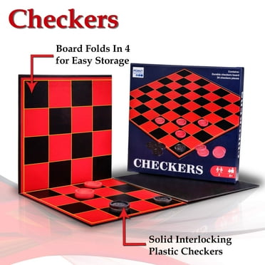 Pressman Checkers (Folding Board) - Walmart.com