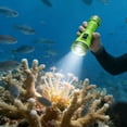 High Power LED Diving Flashlight for Underwater Exploration and Night Caving with Bright Output ...