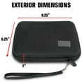 USA Gear Garmin GPSMAP 64st Navigator Bag - Hard Case with Storage for ...