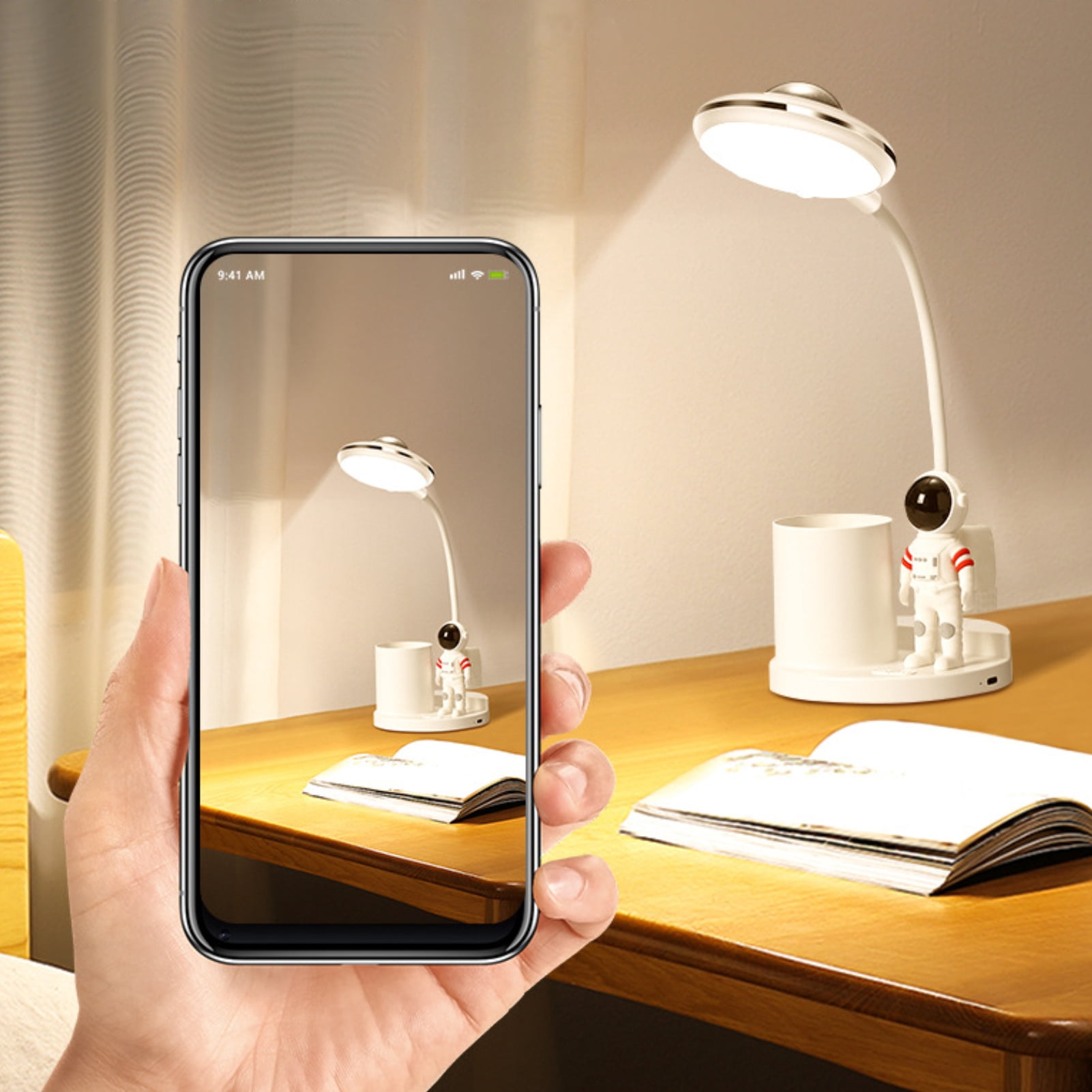 DISHAN Reading Lamp 1 Set Eye Protection Creative Shape Practical LED ...