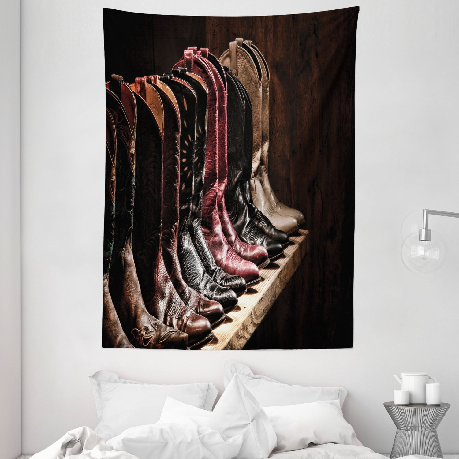 Western Tapestry, Photograph of Various Type of Rodeo Cowgirl Leather ...