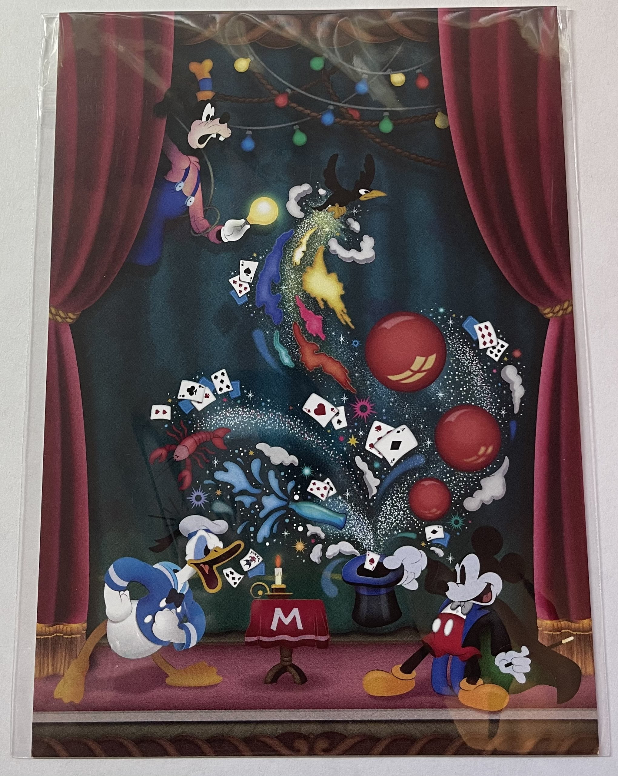 Disney Artist Magician Mickey by Jason Ratner Postcard Wonderground ...