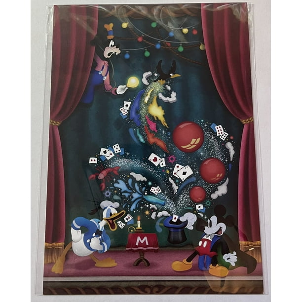 Disney Artist Magician Mickey by Jason Ratner Postcard Wonderground ...