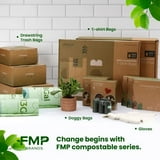 FMP Brands 240 Count 100% Compostable Dog Poop Bags Rolls for Large and ...