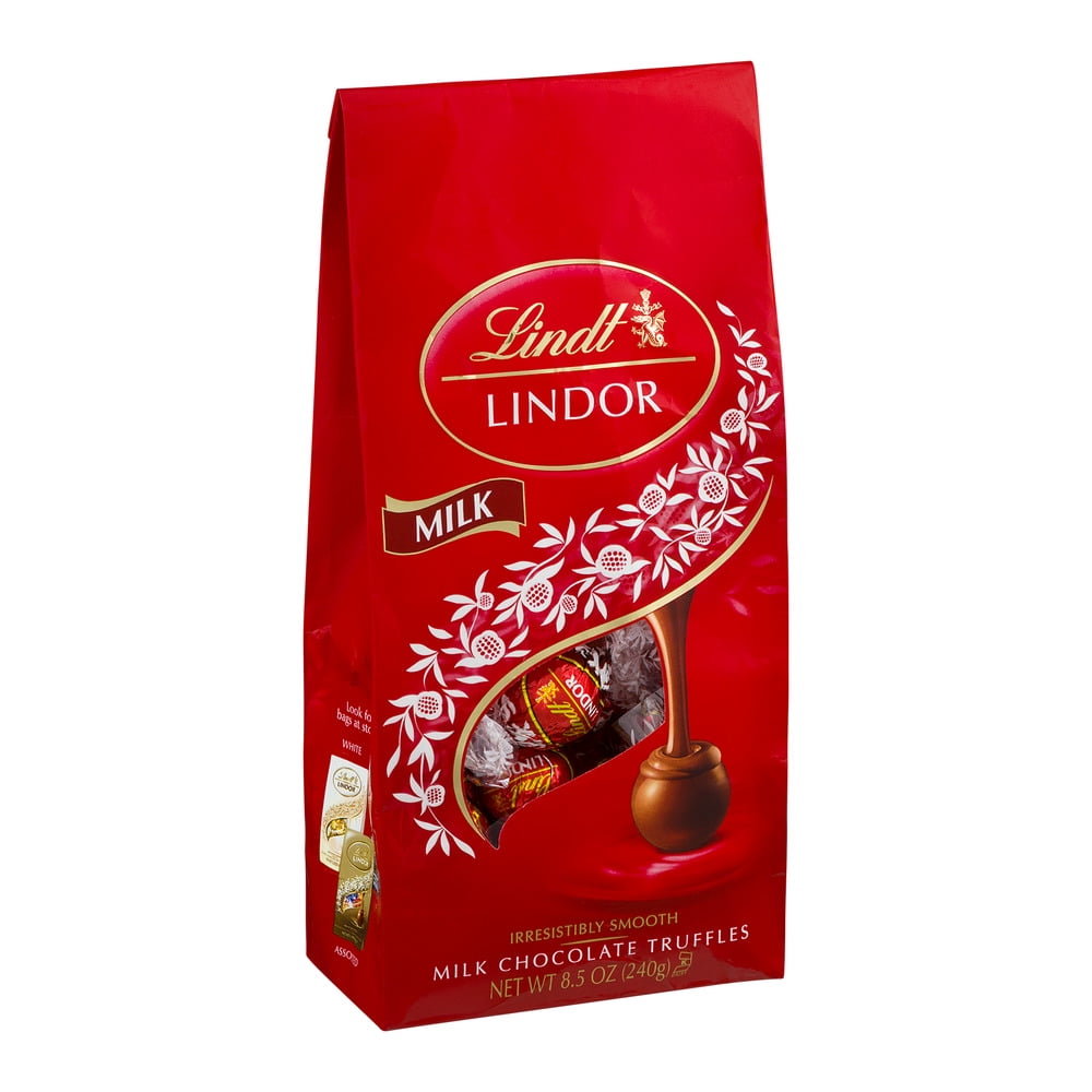 Lindt Lindor Milk Chocolate Candy Truffles 8 5 Oz Bag