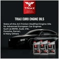 TRIAX Euro VX 5W-40 Full Synthetic European Car Engine Oil, 5 Quart Jug ...