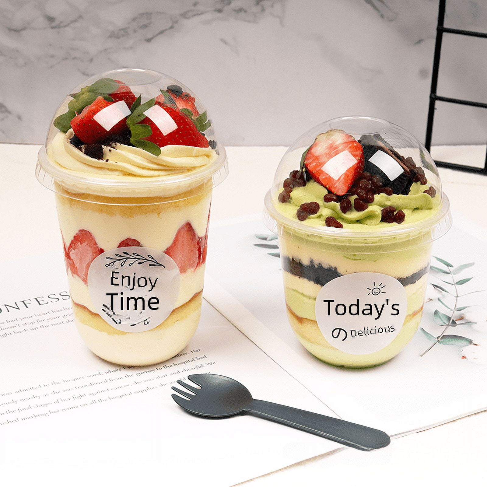 Bobo Cup Helado de salvado de frutas multicapa Helado de helado de ...