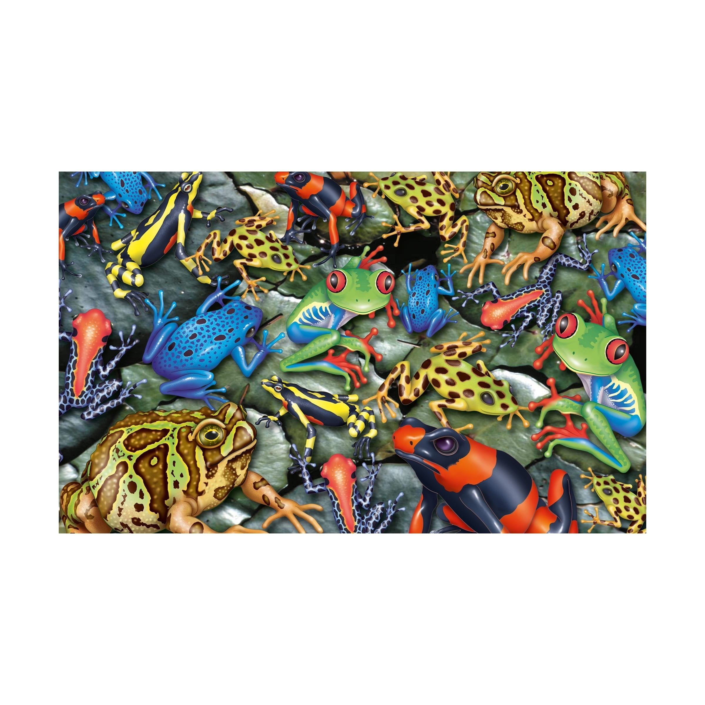 Big Frogs Jigsaw Puzzle: 1000 Pcs - Walmart.com - Walmart.com