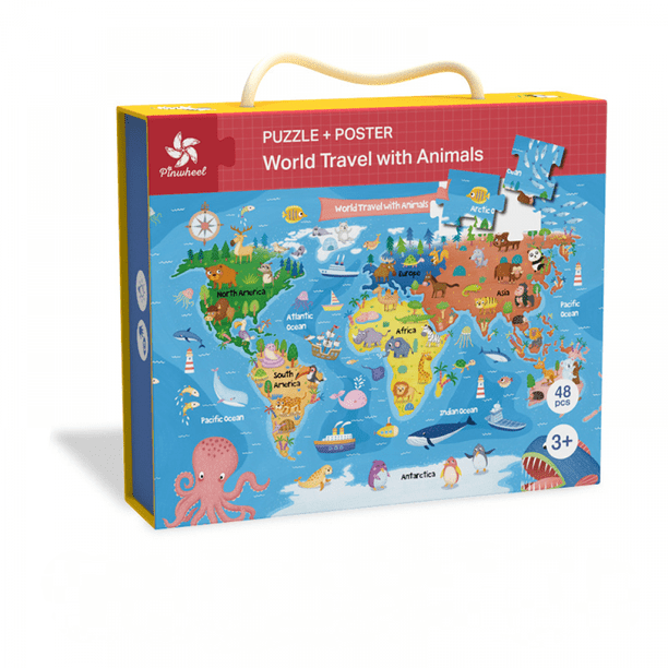 Children's Fun Puzzle Toys Giant Stories 48 Pieces Flat Panel Puzzle ...