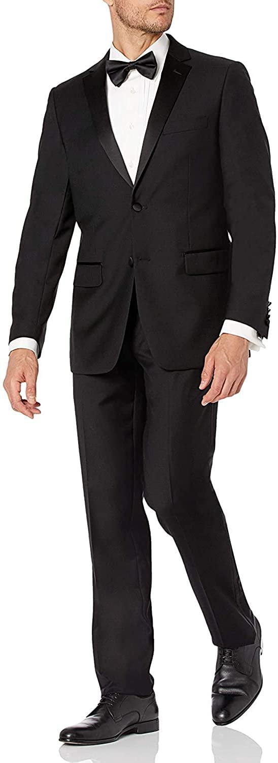 Adam Baker Gianco Ferro Men's 2132/TUX-S Slim Fit Two-Piece Tuxedo ...