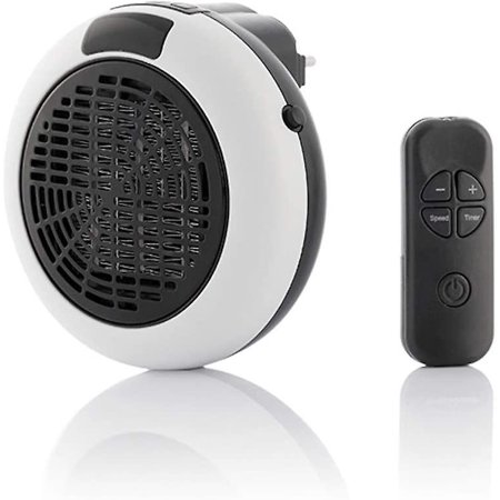 HUSERYT Electric Wall-mounted Fan Heater - Wall Socket Heating With ...