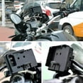 NFTIGB Motorcycle Phone Holder Mount Wire Charger USB Bracket for 4.5-6 ...
