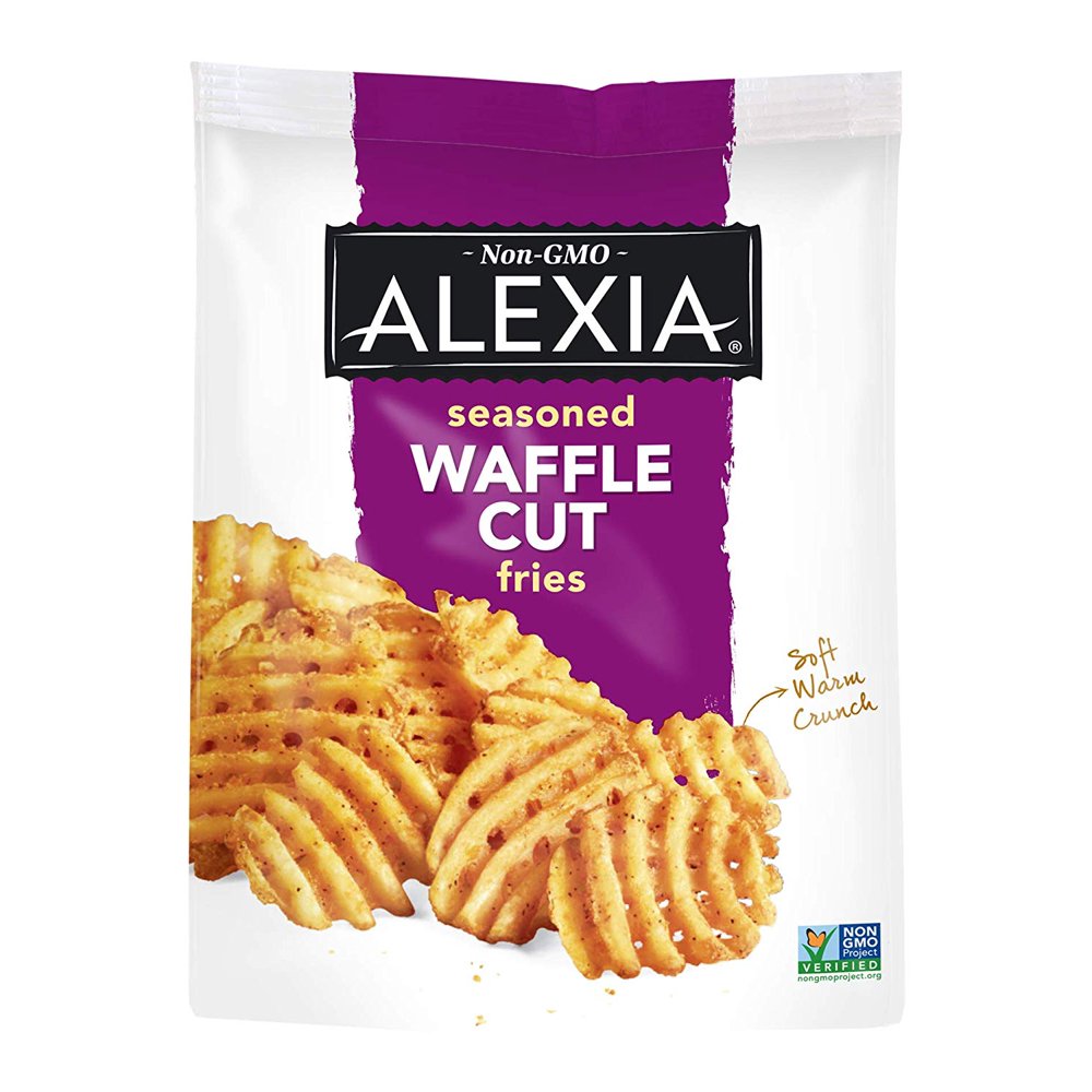 Alexia Seasoned Waffle Cut Fries, Non-GMO Ingredients, 20 oz (Frozen ...