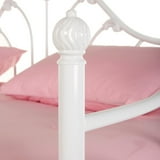 Emma Complete Metal Daybed with Link Spring Support Frame and Pop-Up ...