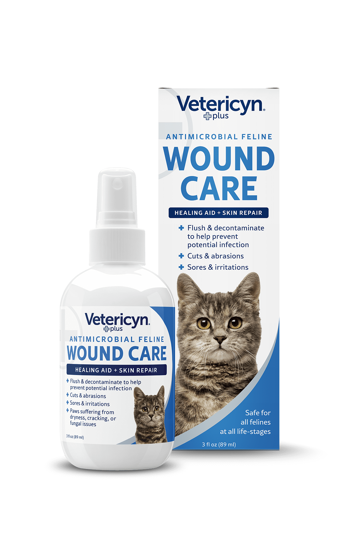 Vetericyn Plus Cat Wound Care Spray, 3-ounce - Walmart.com