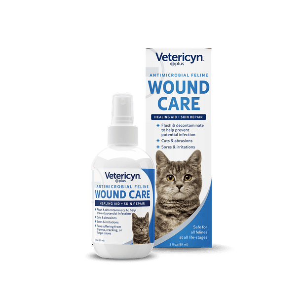Vetericyn Plus Cat Wound Care Spray, 3-ounce - Walmart.com
