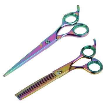Sharf Gold Touch Pet Scissors, 7.5 Inch Rainbow Straight Shears, Dog ...