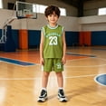 Boys Summer Vest Tank Top Sporty Two Piece Outfit Sleeveless Thin ...