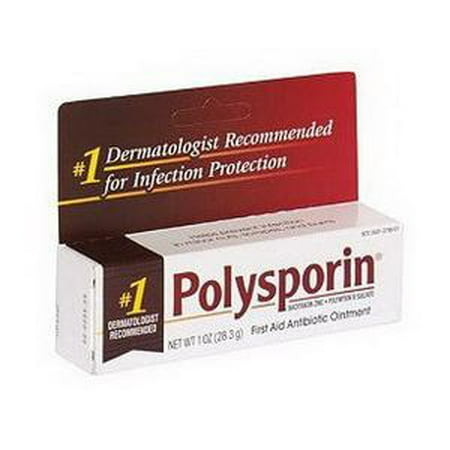 Johnson & Johnson Consumer Polysporin Bacitracin/Polymyxin Ointment 1 ...
