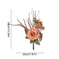 Artificial Flower Bouquet for Wedding Living Room Dining Table Decor ...