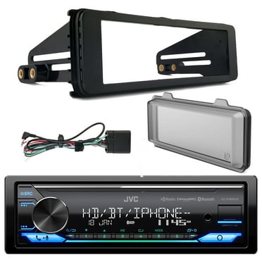 JVC KD-X380BTS Single DIN Bluetooth USB AUX AM/FM Radio Stereo LED Illumination SiriusXM Ready ...