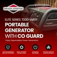 Briggs and Stratton Elite Series 7000-watt Portable Generator with CO ...