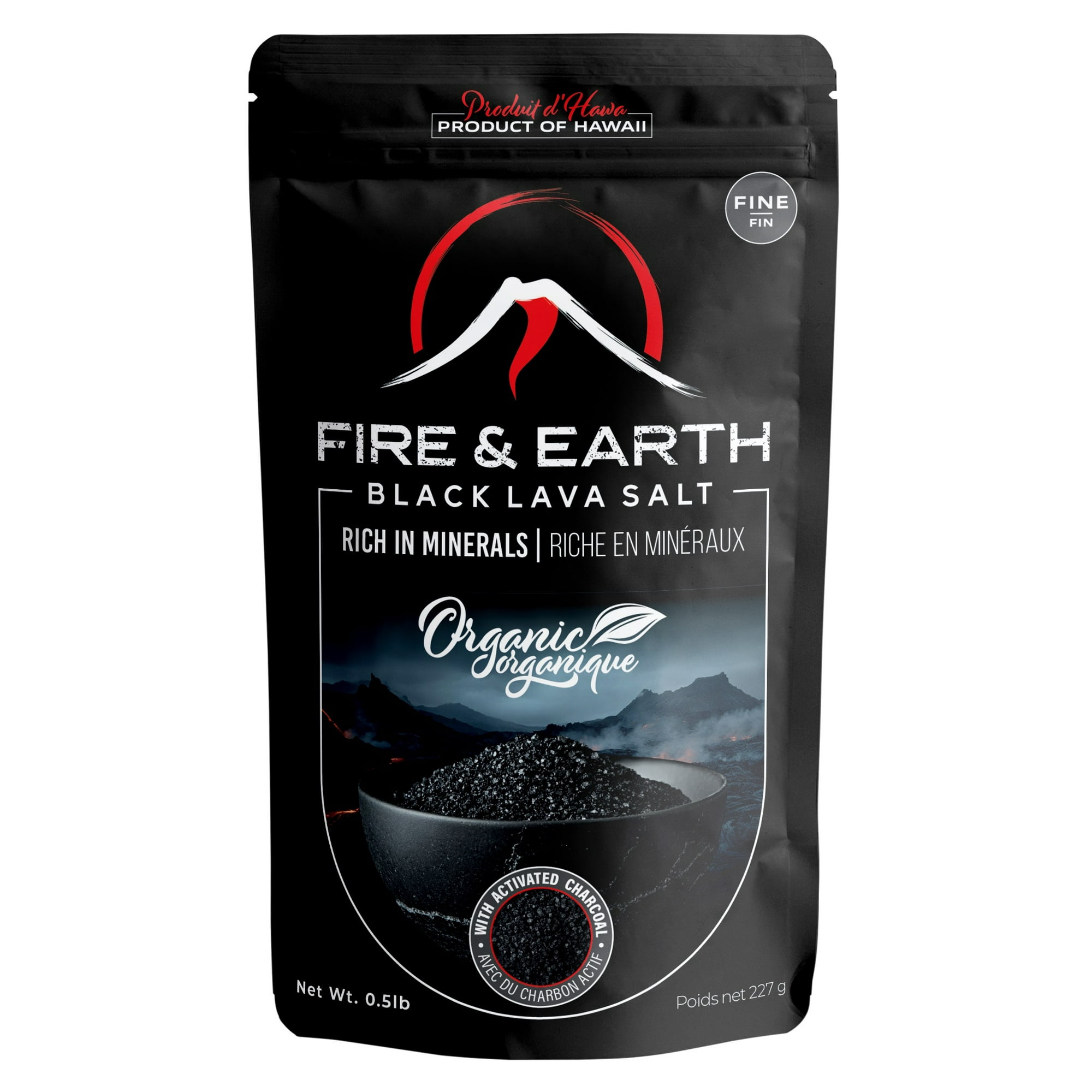 Click here for Fire & Earth - Organic Hawaiian Black Lava Sea Sal... prices
