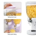 Countertop Indispensable Dual Control Cereal Dispenser, Plastic, Black ...