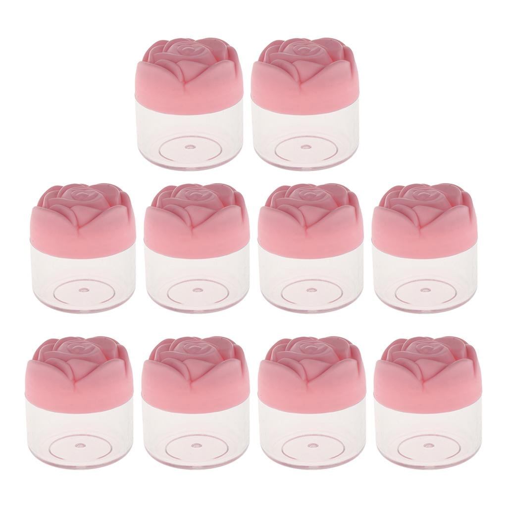 10 Pieces 20 Grams Cosmetic Empty Small Containers Jar Makeup Lip ...