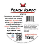 Chilitos Peach Rings Chamoy Candy 8 oz Jar Chamoy Infused and Chili ...