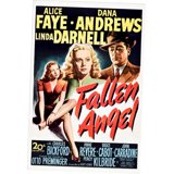 Fallen Angel Movie poster Metal Sign 8inx 12in Print on Metal 8x12 ...